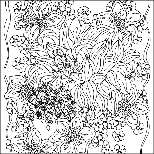 Coloring Pages in Pigment